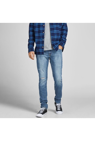 Jack & Jones Pete Original Erkek Mavi Jean Pantolon (12204303-BD) Jack & Jones Pete Original Erkek Mavi Jean Pantolon (12204303-BD)