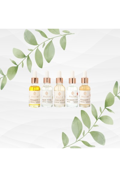 Maysee Cilt Bakım Serum Seti 30 ml 5'li Set Maysee Cilt Bakım Serum Seti 30 ml 5'li Set