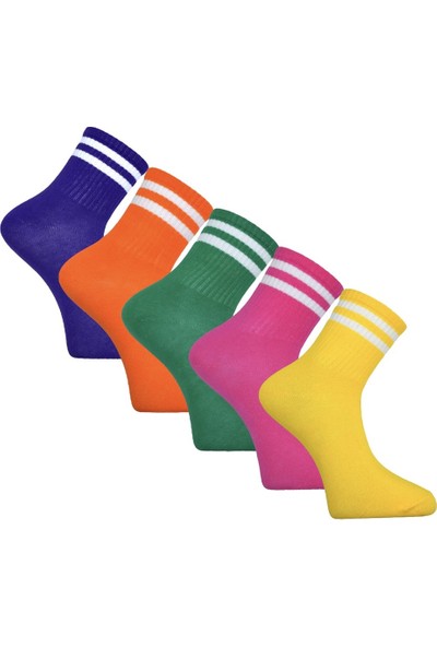 Belyy Socks Çebmer Detaylı Renkli Kadın Çorap Belyy Socks Çebmer Detaylı Renkli Kadın Çorap