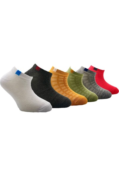 Belyy Socks Belyy Çok Renkli 6 Lı Yazlık Çocuk Çorabı H356 Belyy Socks Belyy Çok Renkli 6 Lı Yazlık Çocuk Çorabı H356