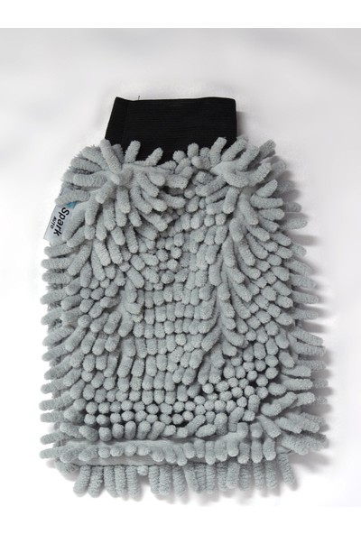 Spark (1 Adet) 7050 Mikrofiber Şönil Oto Temizlik ve Kurulama Eldiveni 16X24 Cm. Gri Spark (1 Adet) 7050 Mikrofiber Şönil Oto Temizlik ve Kurulama Eldiveni 16X24 Cm. Gri
