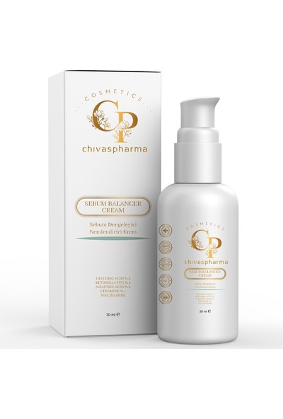 Chivaspharma Sebum Dengeleyici Nemlendirici Krem Sebum Balancer Cream 30 ml Chivaspharma Sebum Dengeleyici Nemlendirici Krem Sebum Balancer Cream 30 ml