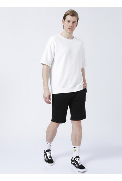 Black On Black Sweat Şort, 2xl, Siyah