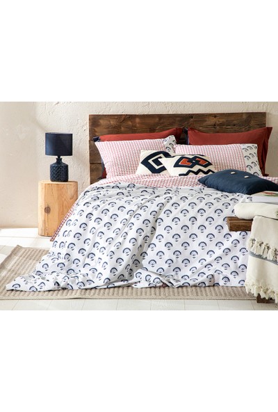 English Home Euphoria Pamuklu Tek Kişilik Nevresim Seti 160X220 cm Indigo – Terracotta English Home Euphoria Pamuklu Tek Kişilik Nevresim Seti 160X220 cm Indigo – Terracotta