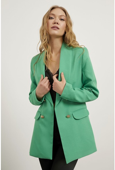 Dört Süs Düğmeli Astarlı Ceket