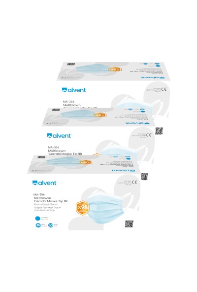 Alvent Meltblown Maske 150 Adet-Ma-356-Açık Mavi- Yeni Nesil-Sertifikalı-Sağlık Bakanlığı Onaylı Alvent Meltblown Maske 150 Adet-Ma-356-Açık Mavi- Yeni Nesil-Sertifikalı-Sağlık Bakanlığı Onaylı