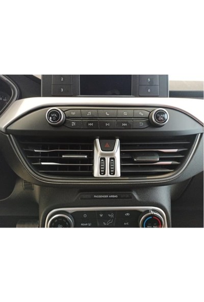 Ford Focus Ikaz Düğme Kaplama Silver 2019+