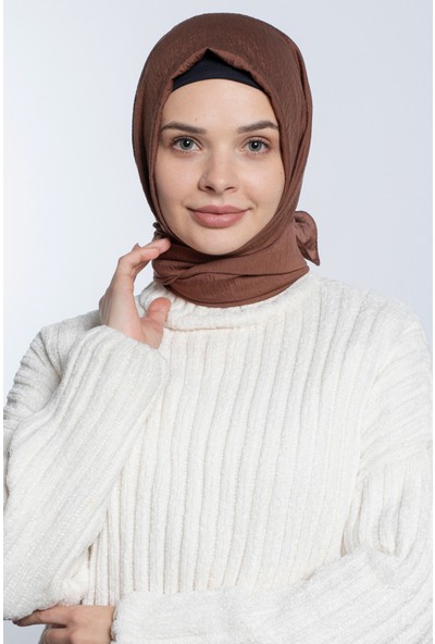 Echarpe Paris Parlak Kırışık Viskon Şal