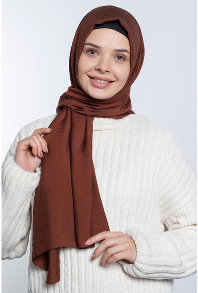 Echarpe Paris Parlak Kırışık Viskon Şal