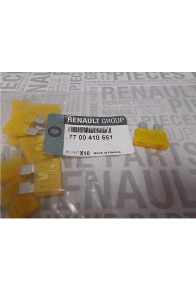 Ren Auto Parts 7700410551 Md / Mais / Ayaklı Sigorta 20A Ren Auto Parts 7700410551 Md / Mais / Ayaklı Sigorta 20A