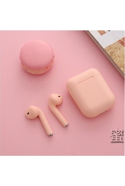 Pazariz INPODS12 Makaron Bluetooth Kulaklık Mat Renkler Dokunmatik Pembe Pazariz INPODS12 Makaron Bluetooth Kulaklık Mat Renkler Dokunmatik Pembe