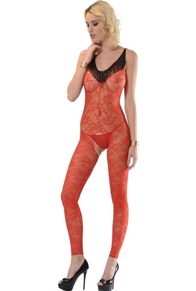 Sistina 1027 Fantazi Vücut Çorabı Kırmızı Renk S/m Beden Sistina 1027 Fantazi Vücut Çorabı Kırmızı Renk S/m Beden