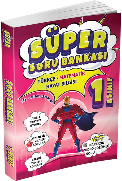 1. Sınıf Süper Soru Bankası (Tüm Dersler)