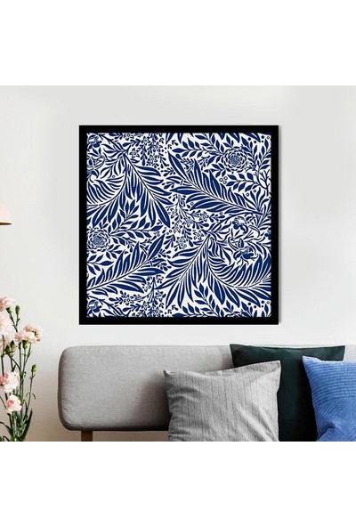 Araste Mavi Bitkiler 1 Çerçeve ve Poster - SNT1019
