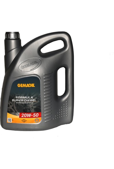 Gemaoil Formula S 20W-50 Dizel 7 Lt Motor Yağı ( Üretim Yılı: 2021 )