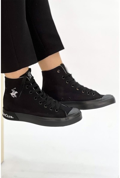 Beverly Hills Polo Club PO-10141 227-Siyah Siyah Kadın Sneaker