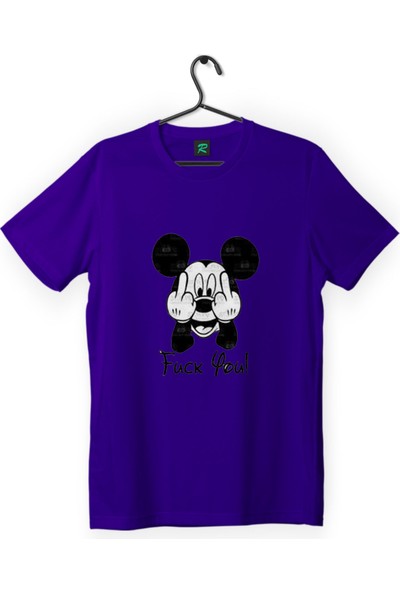 Rowalsi Miki Mouse You Bisiklet Yaka Kisa Kollu Tişört YTKTRD1225 Rowalsi Miki Mouse You Bisiklet Yaka Kisa Kollu Tişört YTKTRD1225