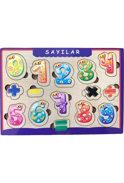 Farbu Oyuncak Ahşap Bultak Puzzle 15 Parça Arka Yüzü Yazı Tahtalı Yapboz Dört Işlem Sayılar Farbu Oyuncak Ahşap Bultak Puzzle 15 Parça Arka Yüzü Yazı Tahtalı Yapboz Dört Işlem Sayılar
