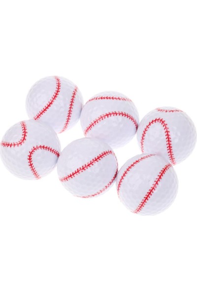 Pz Home 6'lı Paketi Premium Spor Topları Desen Yenilik Golf Topları Golf Aksesuarları Beyzbol (Yurt Dışından)