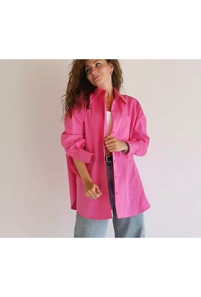 Sıla'nın Butiği Kolu Büzgülü Kadın Gömlek