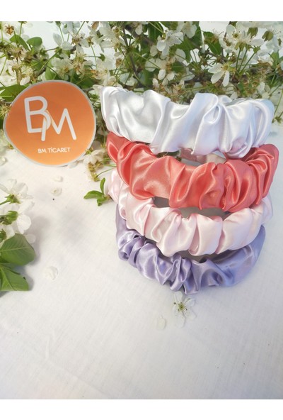 BM Ticaret 4'lü Saten Büzgülü Taç Seti BM Ticaret 4'lü Saten Büzgülü Taç Seti