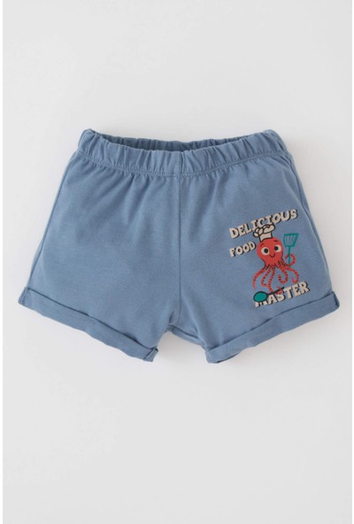 DeFacto Erkek Bebek Regular Fit Hayvan Desenli Esnek Bel Şort Y2331A222HS DeFacto Erkek Bebek Regular Fit Hayvan Desenli Esnek Bel Şort Y2331A222HS
