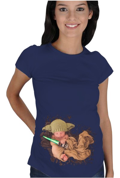 Tisho SWTSR2015-012M Kısa Kollu Hamile Tişörtü