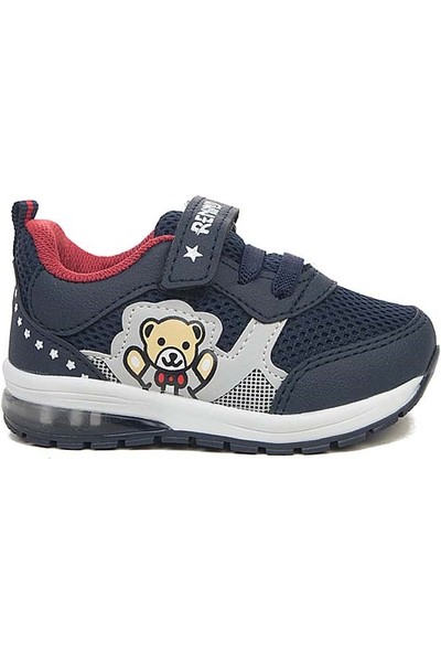 Remind Bebe Işıklı Spor Ayakkabısı Lacivert Kırmızı 1518 Remind Bebe Işıklı Spor Ayakkabısı Lacivert Kırmızı 1518