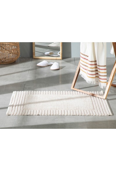 Oscar Pamuklu Banyo Paspası 60X90 cm Bej