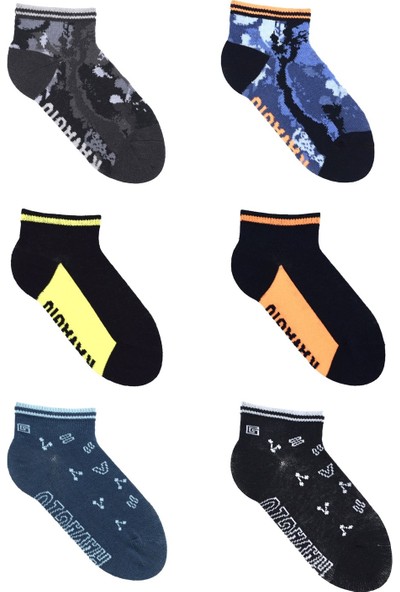 Belyy 6'lı Çocuk Patik Çorap