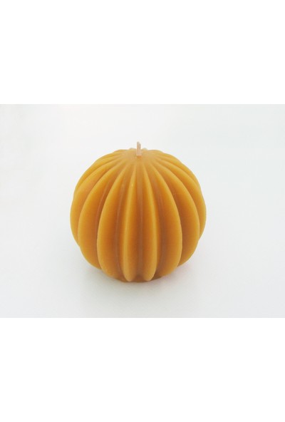 Apiyapi Balmumu Mum El Döküm Dekoratif Küre 100% Doğal Koku Ilavesiz Apiyapi Balmumu Mum El Döküm Dekoratif Küre 100% Doğal Koku Ilavesiz