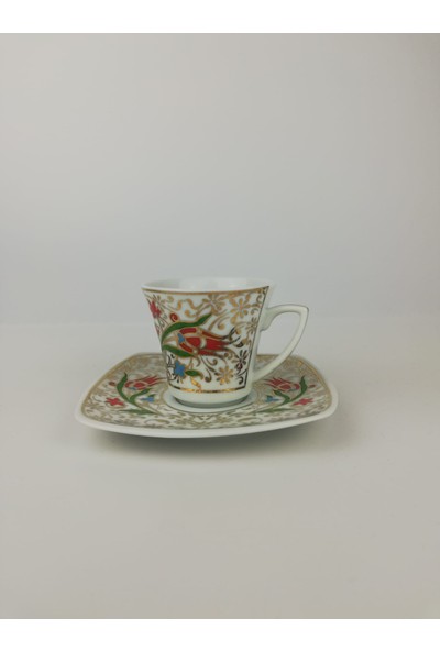 Kütahya Porselen 6'lı Medusa Kahve Fincan Takımı