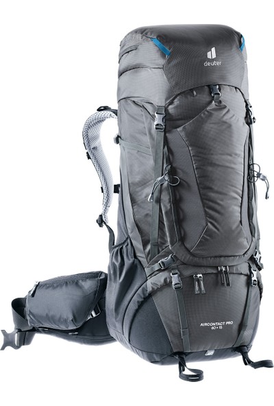 Deuter Aircontact Pro 60 + 15 Çanta Graphite-Black Deuter Aircontact Pro 60 + 15 Çanta Graphite-Black