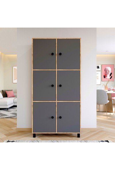 Robin Home Merlin Çok Amaçlı Dolap Ofis Dosya Dolabı Kiler Dolabı Robin Home Merlin Çok Amaçlı Dolap Ofis Dosya Dolabı Kiler Dolabı