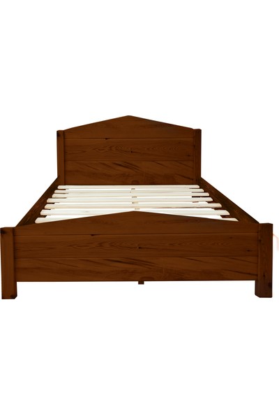 Milano Ceviz Renk Çift Kişilik Doğal Masif Ahşap Karyola Milano Ceviz Renk Çift Kişilik Doğal Masif Ahşap Karyola