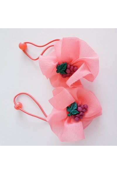 Magrib Meyve Figürlü Tüllü Kız Çocuk Ikili Lastikli Toka Magrib Meyve Figürlü Tüllü Kız Çocuk Ikili Lastikli Toka