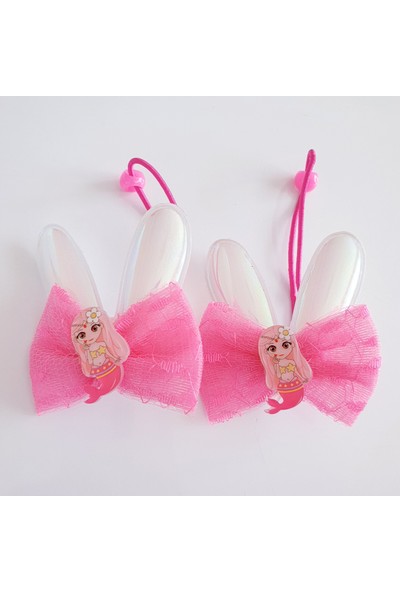 Magrib Prenses Deniz Kızı Figürlü Tavşan Kulaklı Tüllü Fiyonklu Kız Çocuk Ikili Lastikli Toka Magrib Prenses Deniz Kızı Figürlü Tavşan Kulaklı Tüllü Fiyonklu Kız Çocuk Ikili Lastikli Toka