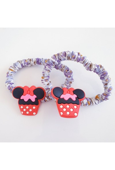 Magrib Mikili Dondurma Figürlü Kız Çocuk Ikili Lastik Toka Magrib Mikili Dondurma Figürlü Kız Çocuk Ikili Lastik Toka