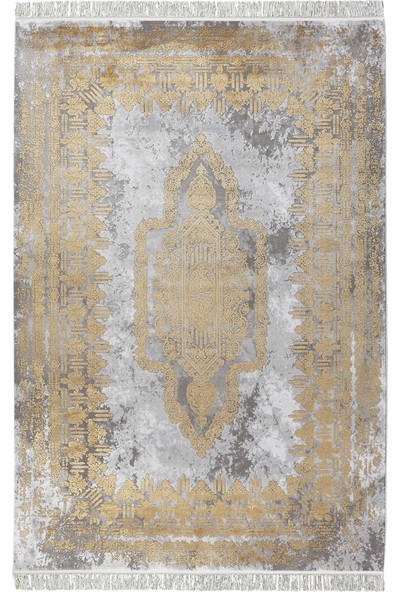 Pierre Cardin Perla XP06C Gri / Gold 200 x 290 cm Halı Pierre Cardin Perla XP06C Gri / Gold 200 x 290 cm Halı
