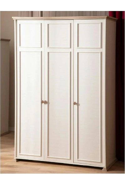 Bubu Home Latte 3 Kapaklı Dolap