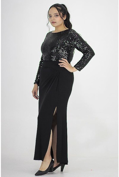 Truva Xxl Büyük Beden Kadın Giyim Pul Işlemeli Abiye Elbise Çok Renkli AB001 Truva Xxl Büyük Beden Kadın Giyim Pul Işlemeli Abiye Elbise Çok Renkli AB001