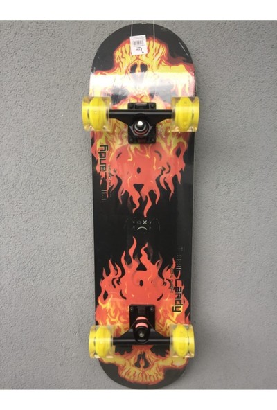 Giyincel Professional Zımparalı Işıklı Silikon Tekerli Kaykay