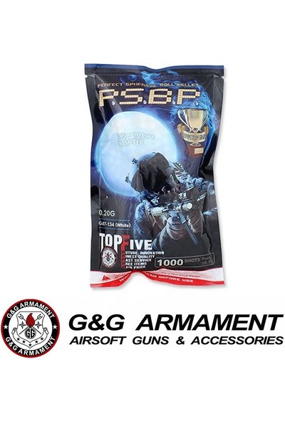 Guay Guay Airsoft G&g 0.20G Bb 1000 Adet - Beyaz Guay Guay Airsoft G&g 0.20G Bb 1000 Adet - Beyaz
