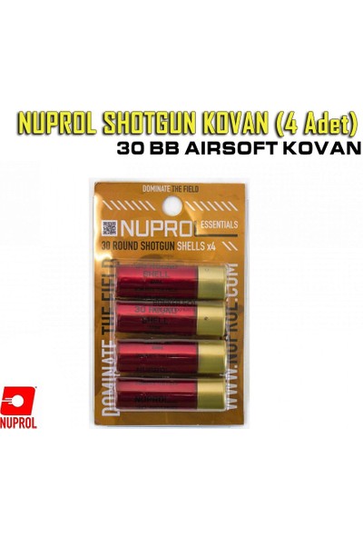 Nuprol Shotgun Sarjor Shell Pack 4 Adet Nuprol Shotgun Sarjor Shell Pack 4 Adet