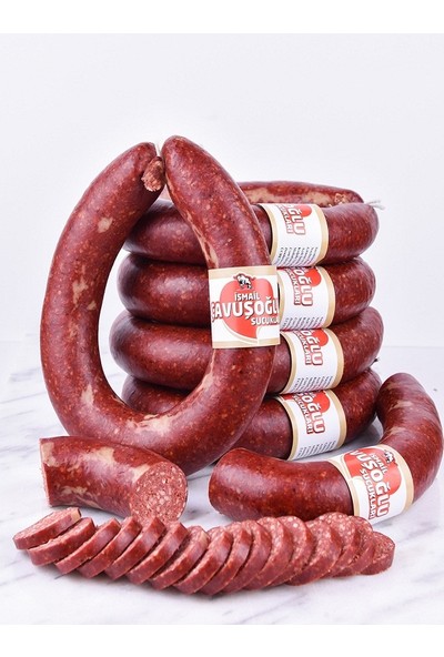 İsmail Çavuşoglu Sucukları %100 Dana Kangal 3 kg Acılı (6 kangal)