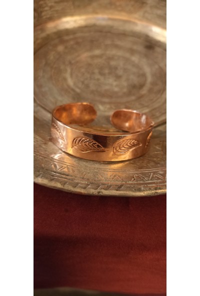 Çarlı Bakır Elsanatları Safbakır Bileklik