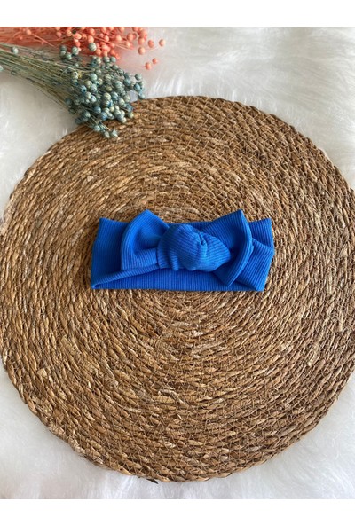 Mavi Baby Boutique Fiyonklu Ribana Bandana Mavi Baby Boutique Fiyonklu Ribana Bandana