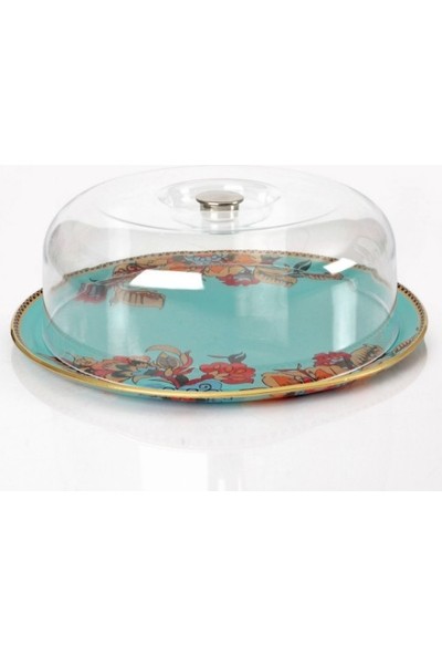 Zeytin Lorena Kek Fanusu - Turkuaz