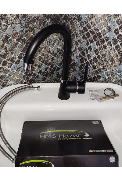 Hms Hazer Eviye Mutfak Bataryası Siyah Sümela Serisi