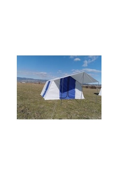 Bkm Aile Tipi 2 Odalı 6 Kişilik Kamp Çadırı - Mavi